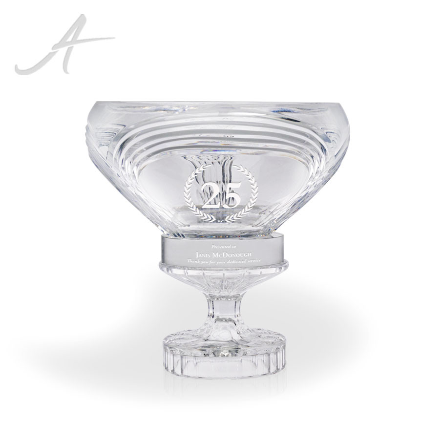 Engraved Glass Vases & Bowls | Personalized Corporate Awards | Awarding You