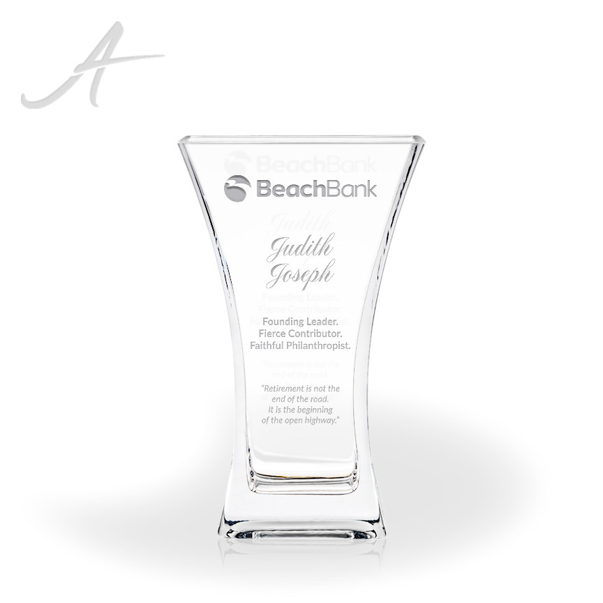 Pearl Crystal Vase Award | Engraved Gifts and Awards | Awarding You