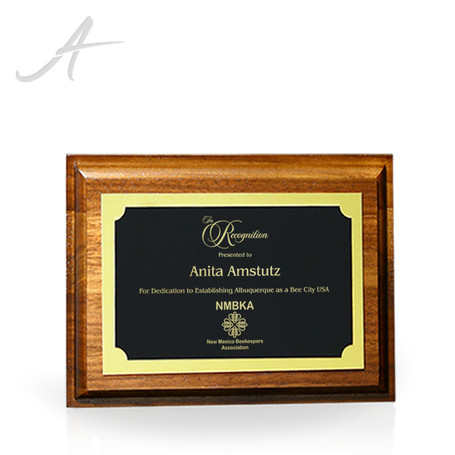 Goldwell Leadership Plaque | Engraved Award Plaques | Awarding You