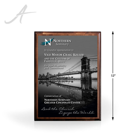 Iconic Full-Color Plaque | Engraved Award Plaques | Awarding You