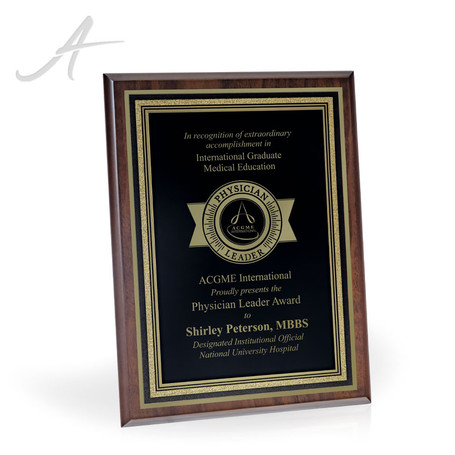Weber Walnut Award Plaques | Engraved Award Plaques | Awarding You