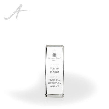 Crystal Donner Pass Award | Engraved Crystal Awards | Awarding You