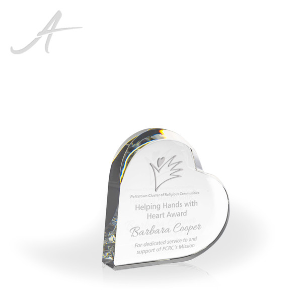 Heart Keepsake Crystal Award | Engraved Crystal Awards | Awarding You