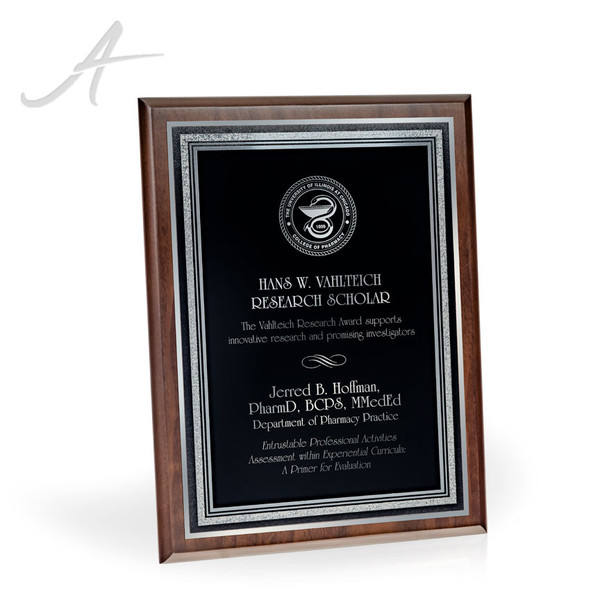 Weber Walnut Award Plaques | Engraved Award Plaques | Awarding You