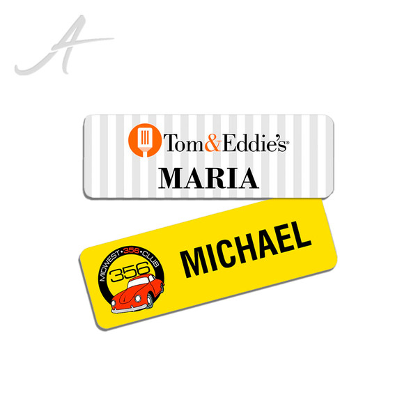 Full Color Name Badge 3" x 1" | Name Badges and Name Plates | Awarding You