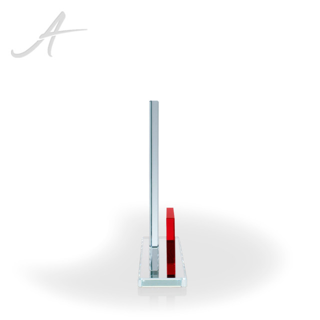 Verve Red Square Glass Award | Engraved Glass Awards | Awarding You