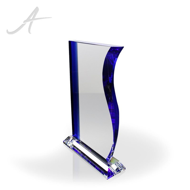 Waves of Achievement Award | Engraved Crystal Awards | Awarding You