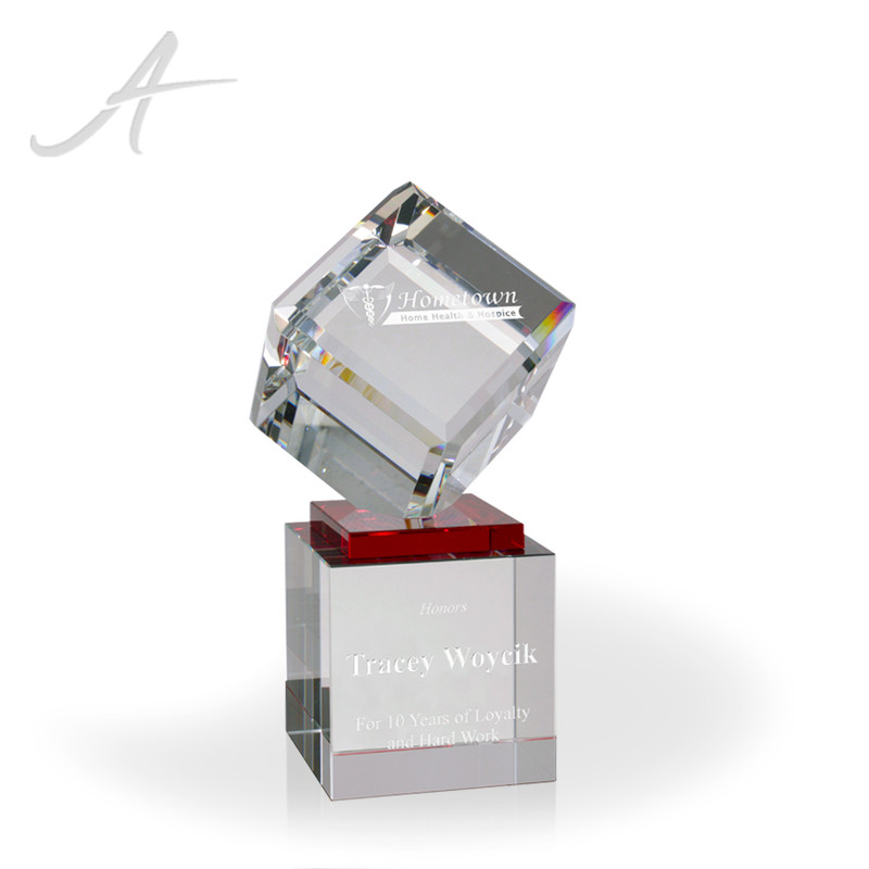 Top Spot Crystal Award | Engraved Crystal Awards | Awarding You