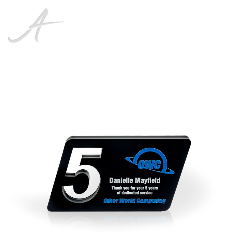 Milestone 5-Year Acrylic Award | Acrylic Awards | Awarding You