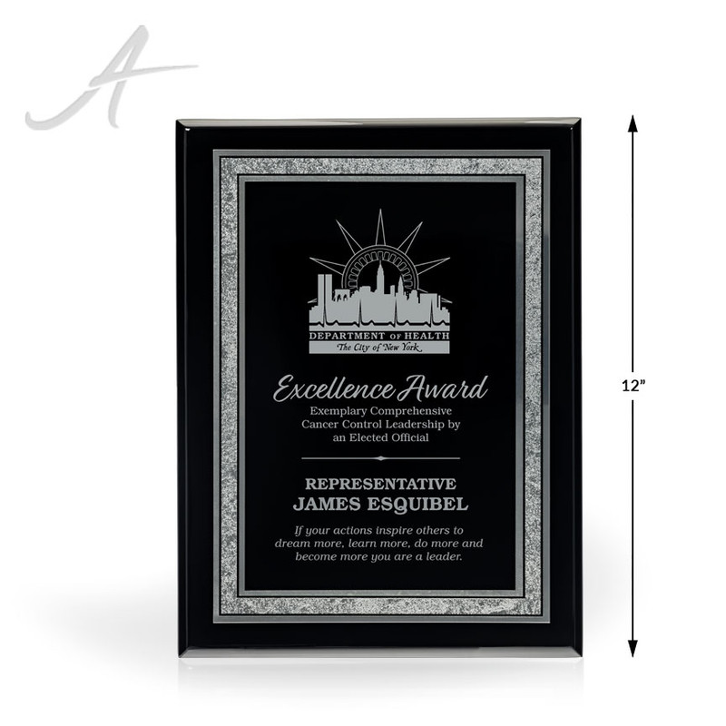 Gregor Black Piano Plaque | Printed Award Plaques | Awarding You