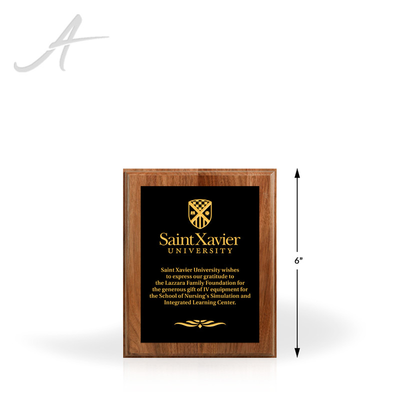 Sale 85 Walnut Plaque 4" x 6" | Engraved Award Plaques | Awarding You
