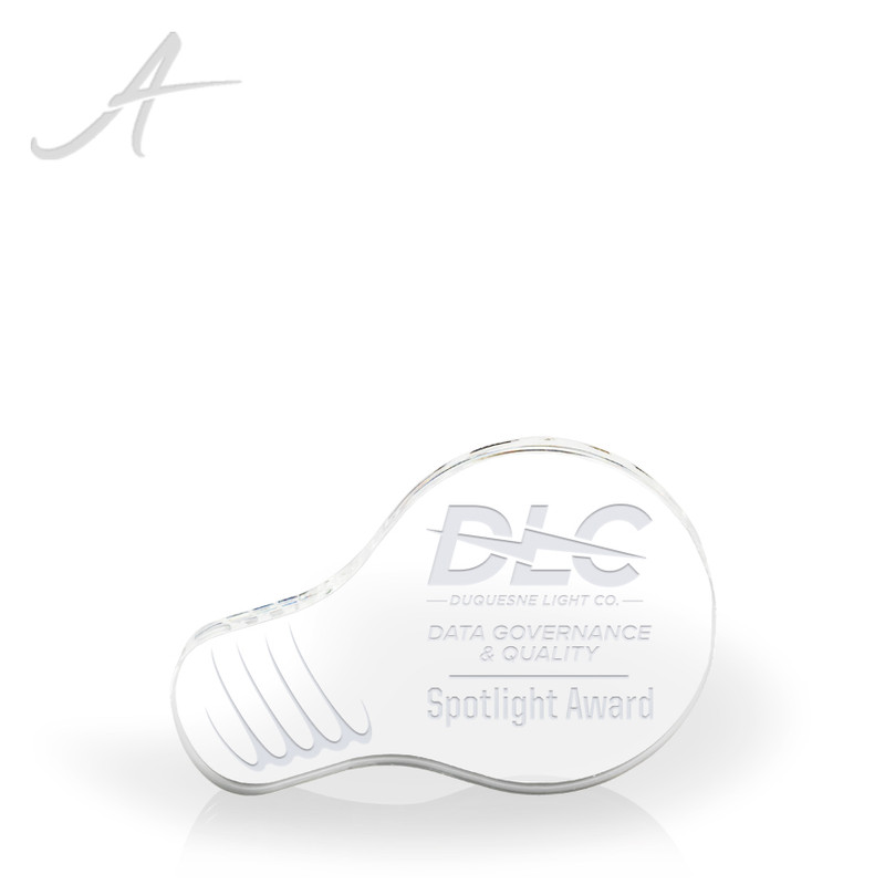 Illuminate Acrylic Light Bulb Paperweight | Acrylic Awards | Awarding You
