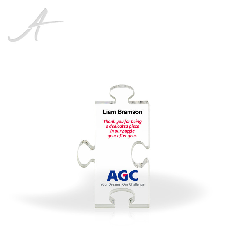 Momentum Puzzle Acrylic Award 4" x 7" | Engraved Award Plaques ...
