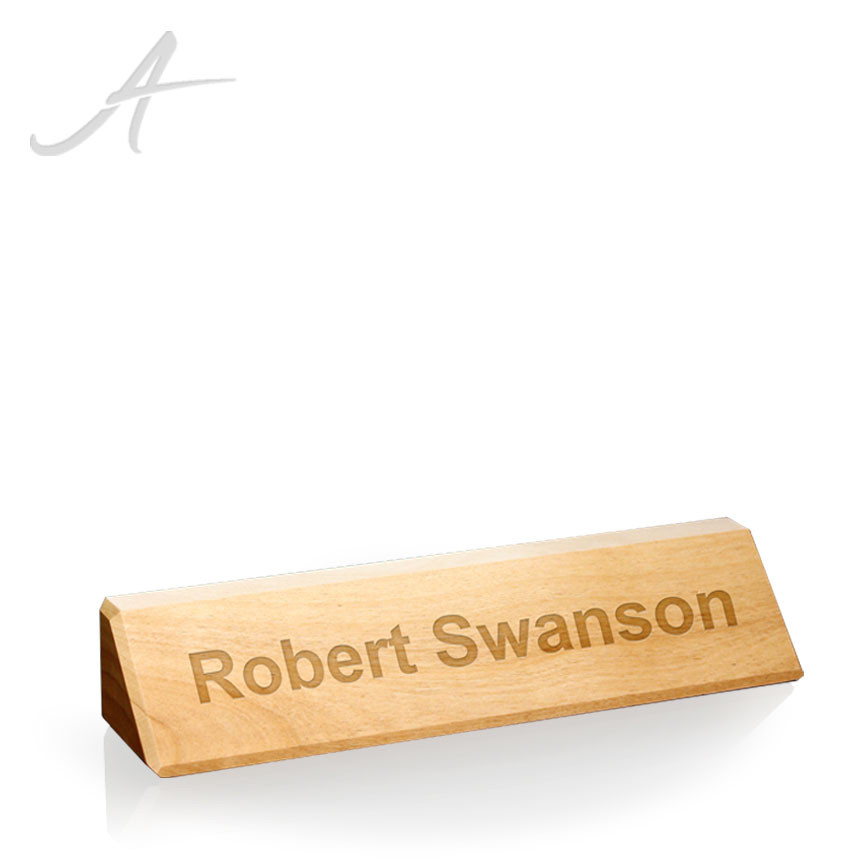 Rosewood Desk Wedge | Corporate Recognition Gifts | Awarding You