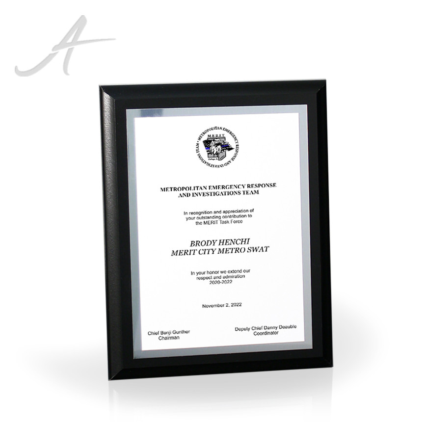 Iconic Full-Color Plaque | Engraved Award Plaques | Awarding You