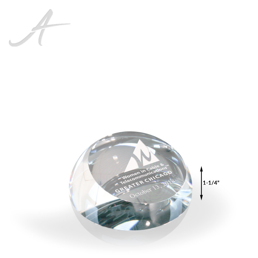 Dome Crystal Paperweight | Engraved Crystal Awards | Awarding You
