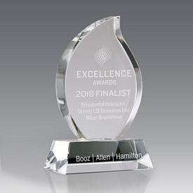 Engraved Custom Crystal and Glass Awards | Plaques | Personalized ...