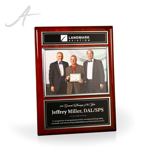 Executive Photo Frame Plaque (Silver), 9" X 12" | Corporate Recognition ...