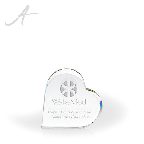 Heart Keepsake Crystal Award | Engraved Crystal Awards | Awarding You