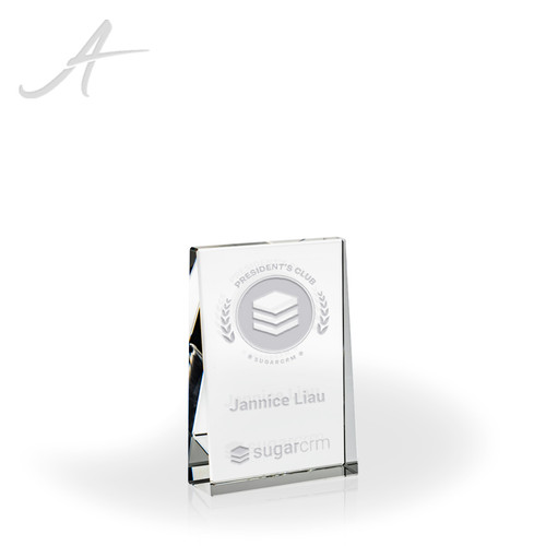 Trident Crystal Award - 5" Tall | Engraved Award Plaques | Awarding You