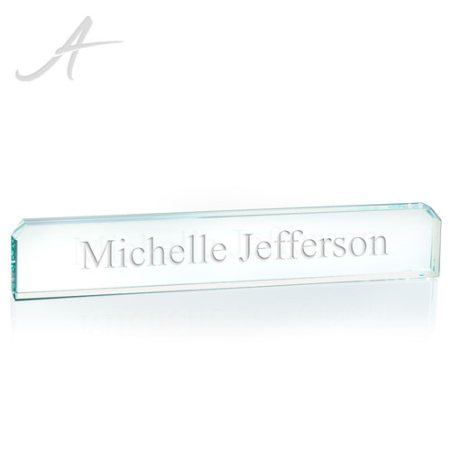 Gavin Jade Glass Name Bar | Name Plates | Awarding You