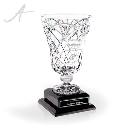 Kolo Crystal Trophy Bowl - 15" Tall | Crystal Awards | Awarding You