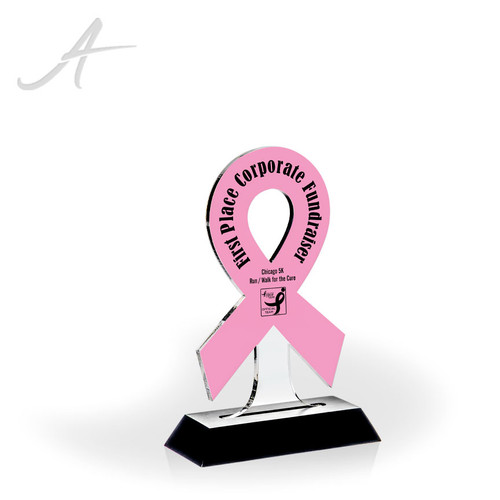Ribbon Acrylic Awards -UV Print - 6" Tall | Acrylic Awards | Awarding You