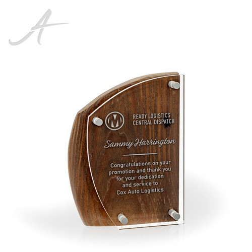 Dale Reclaimed Barnwood Award - 8" Tall | Engraved Award Plaques ...
