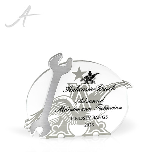 #AC40 Custom Cutout Acrylic Award | Custom Metal & Acrylic Awards ...