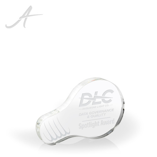 Illuminate Acrylic Light Bulb Paperweight | Acrylic Awards | Awarding You