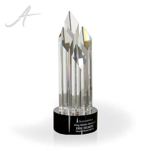 Presidium Diamond Award - 12" Tall | Engraved Crystal Awards | Awarding You
