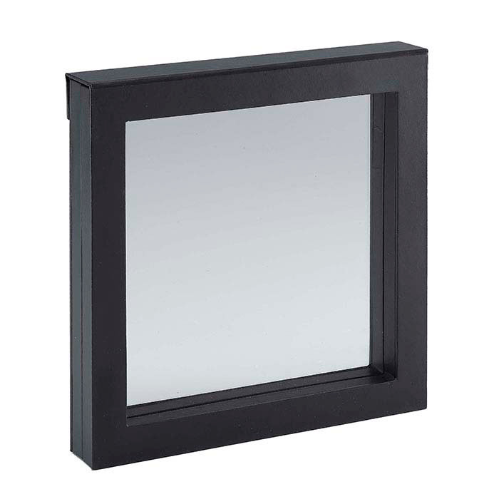 3D Buckle Shadow Box- Black - Champion's Choice Silver - Hand Crafted ...
