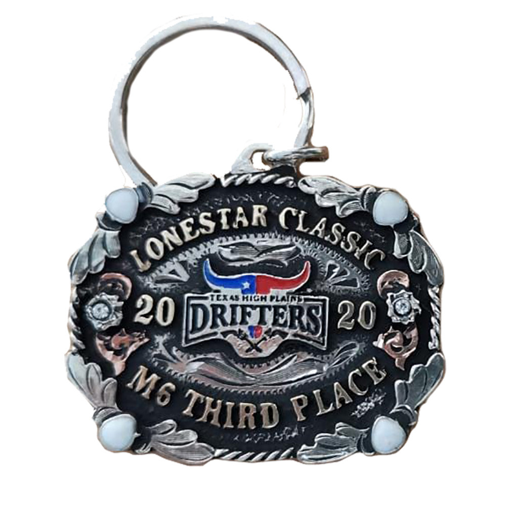 The On a Whim Keychain - Champion's Choice Silver - Hand Crafted ...