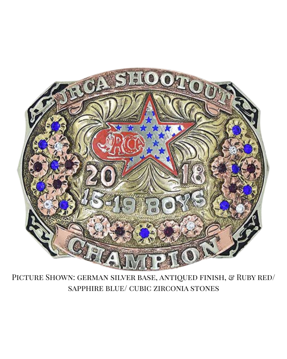 The Goodnight Trophy Buckle - Champion's Choice Silver - Hand Crafted ...