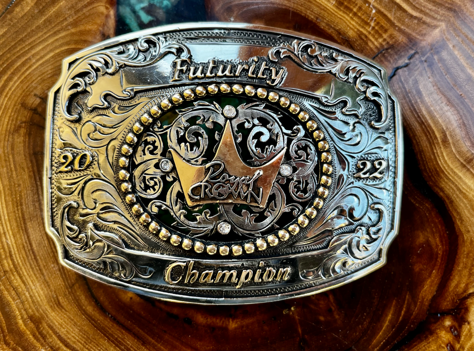 The Victoria Trophy Buckle - Champion's Choice Silver - Hand Crafted ...
