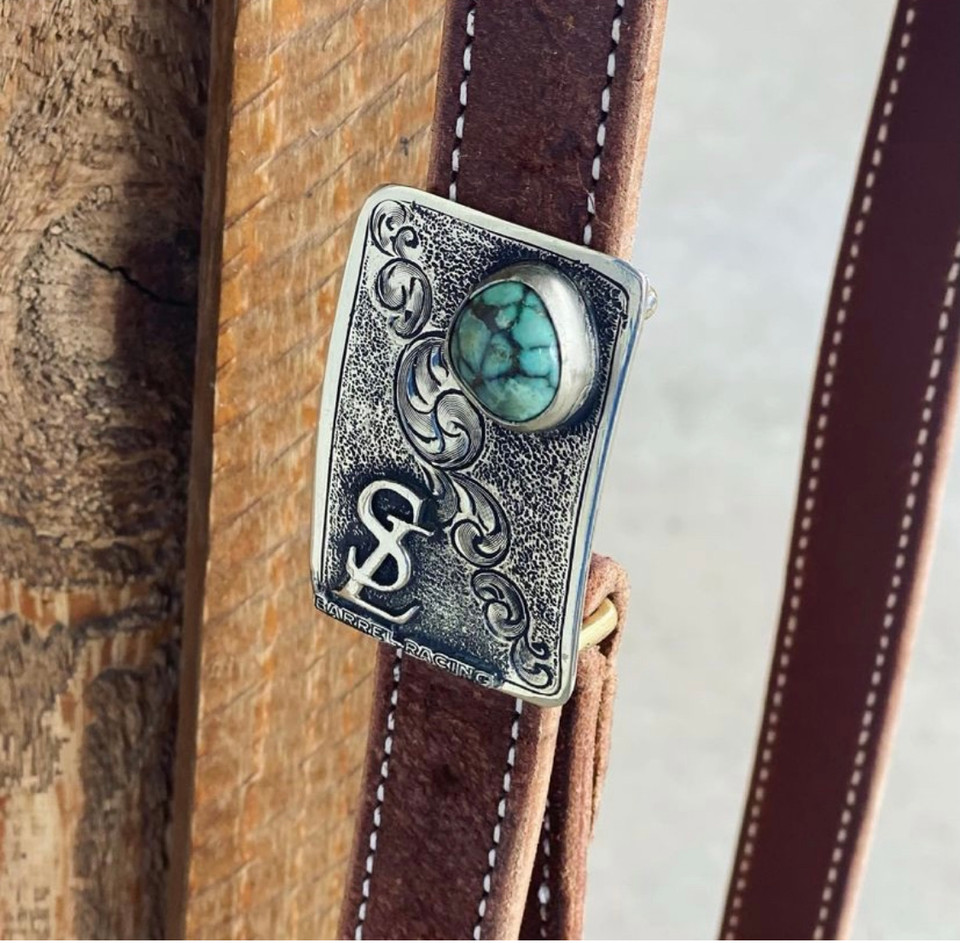 The Juniper Headstall Buckle - Champion's Choice Silver - Hand Crafted ...
