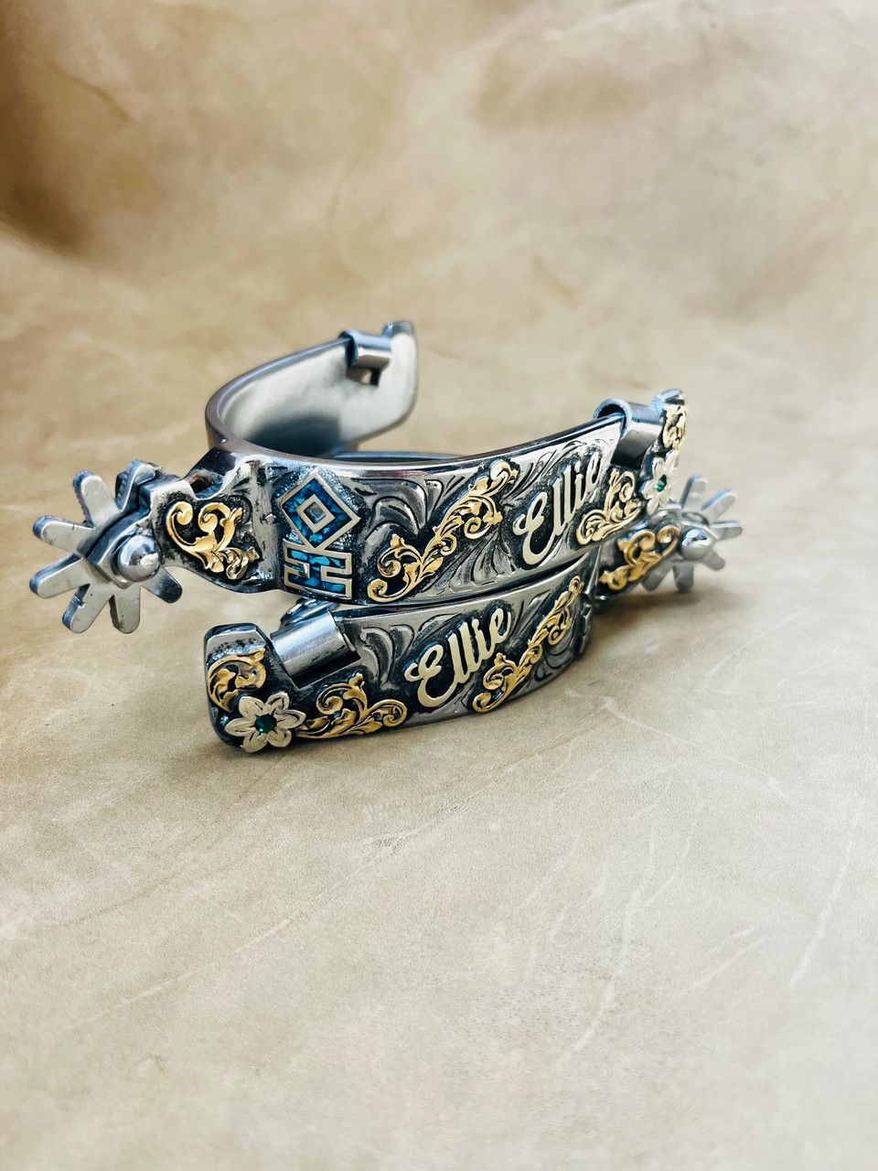 Custom Spurs - Champion's Choice Silver - Hand Crafted Buckles, Trophy ...