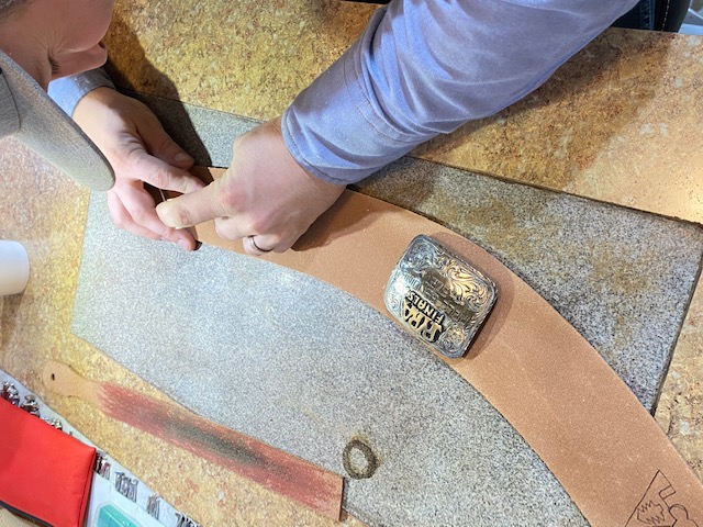 Custom Belt Buckles and Custom Leather - Champion's Choice Silver ...