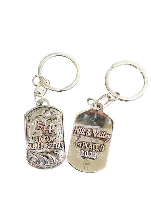 The Dog Keychain - Champion's Choice Silver - Hand Crafted Buckles ...