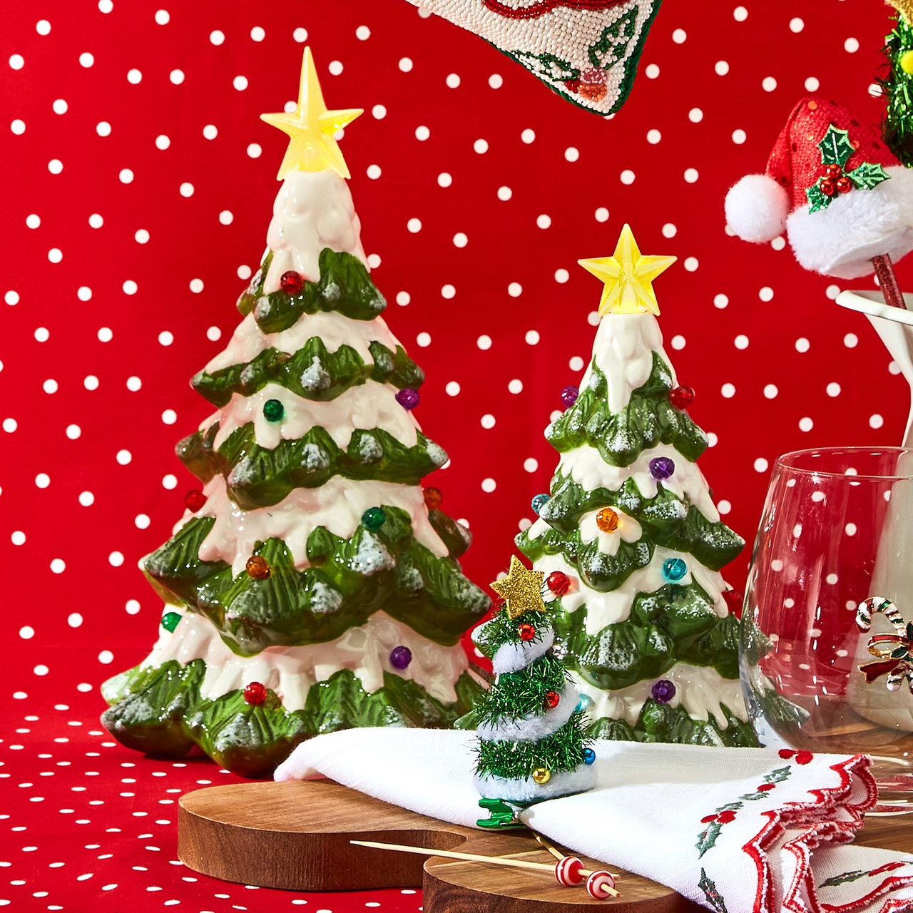 Light Up Christmas Tree Set Of 2 Monkees Of Mount Pleasant