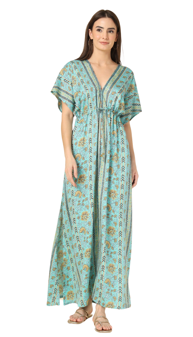 Omika Pia Caftan Nirali Jungle Monkees Of Mount Pleasant