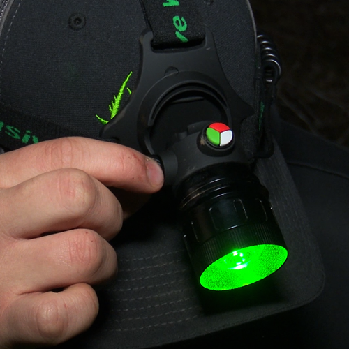 Kill Light 3 Color Pro Head Lamp Package with (2) 2600mah Batteries ...