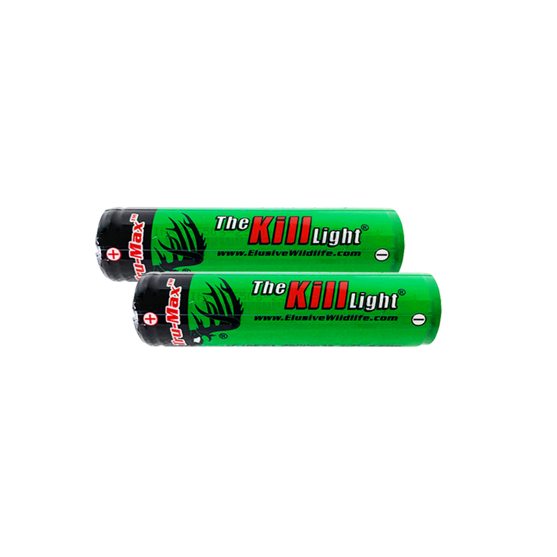 Kill Light Battery-TRU-MAX-18650 2600mAh Rechargeable Batteries, 2 Pack ...