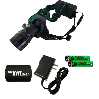 Kill Light 3 Color Pro Head Lamp Package with (2) 2600mah Batteries ...