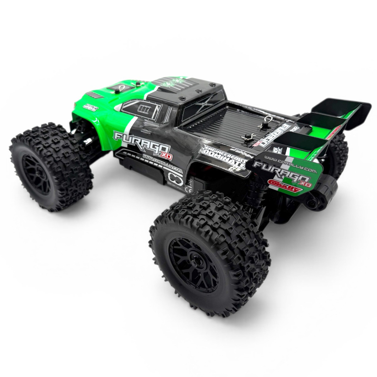Team Corally Furago XD 4WD 2S Small Scale, RTR Monster Truck, Green ...
