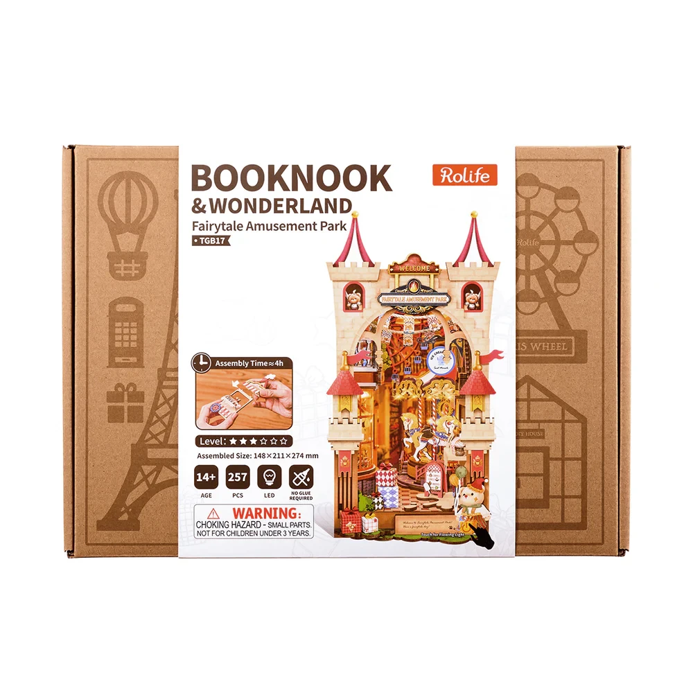 Rolife Fairytale Amusement Park DIY Book Nook TGB17 - Small Addictions RC