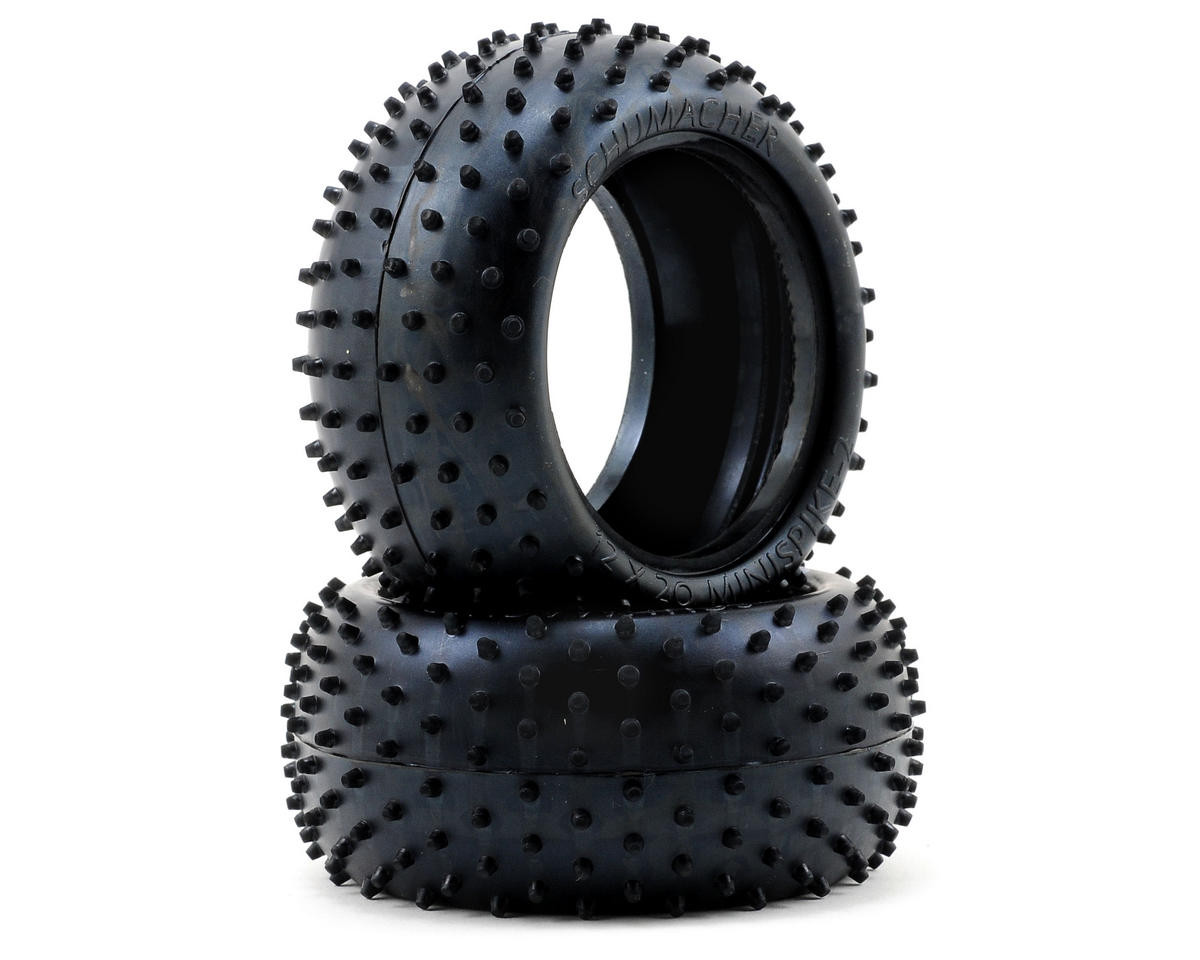 Schumacher Racing "Mini Spike 2" 2.2 1/10 Buggy Rear Tires (2) (Blue ...