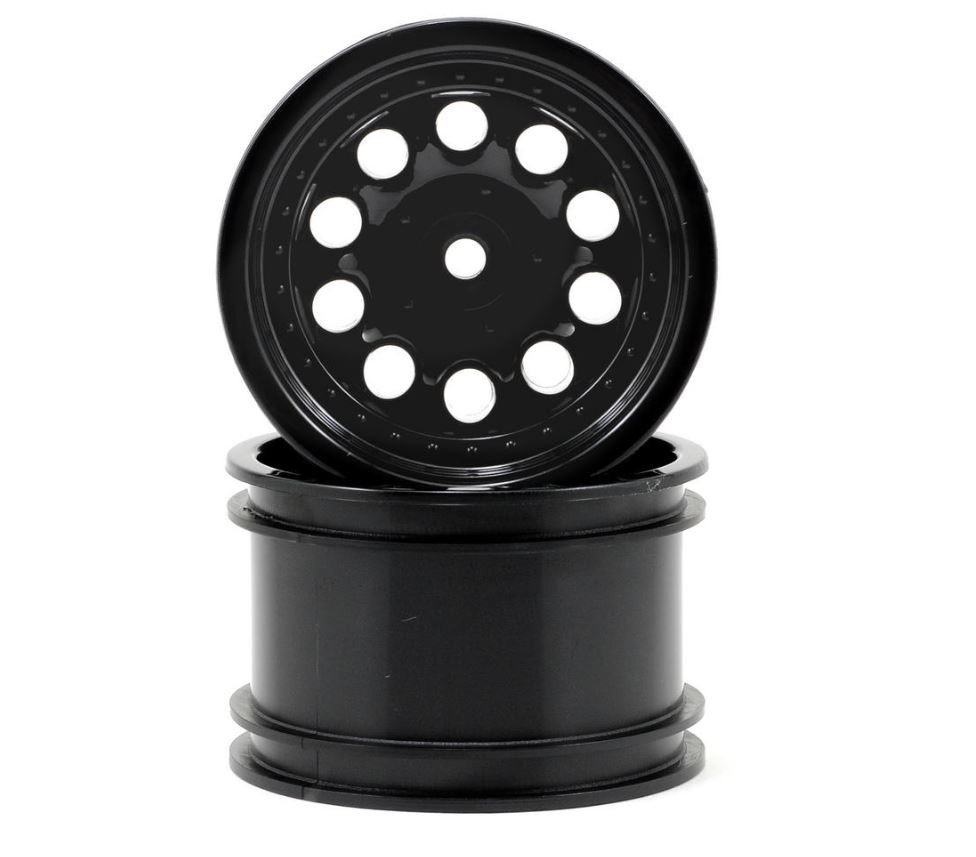 RPM 82232 Revolver 2.2" Rock Crawler Wheels (2) (Black) (Wide Wheelbase ...