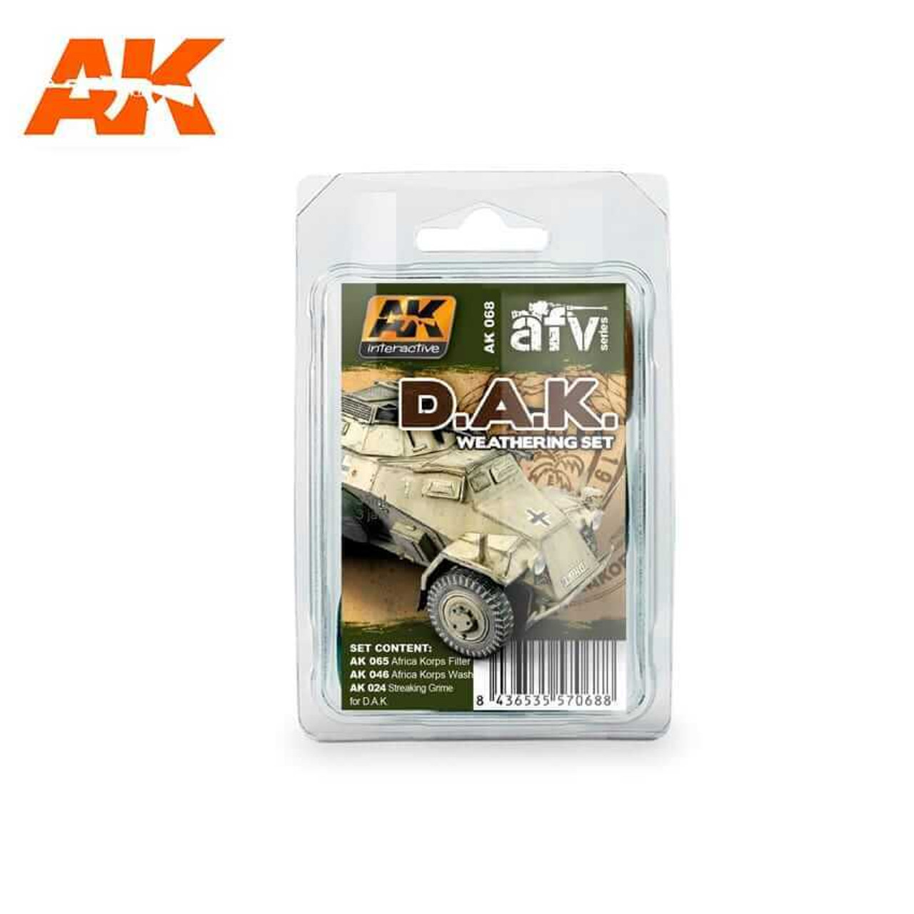 AK Interactive Afrika Korps Weathering Set - Small Addictions RC
