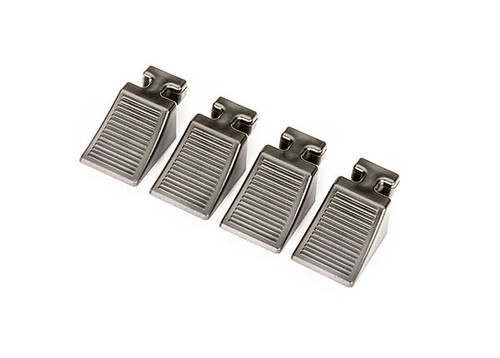 Traxxas 8844R Wheel Chocks, Flatbed (4) - Small Addictions RC